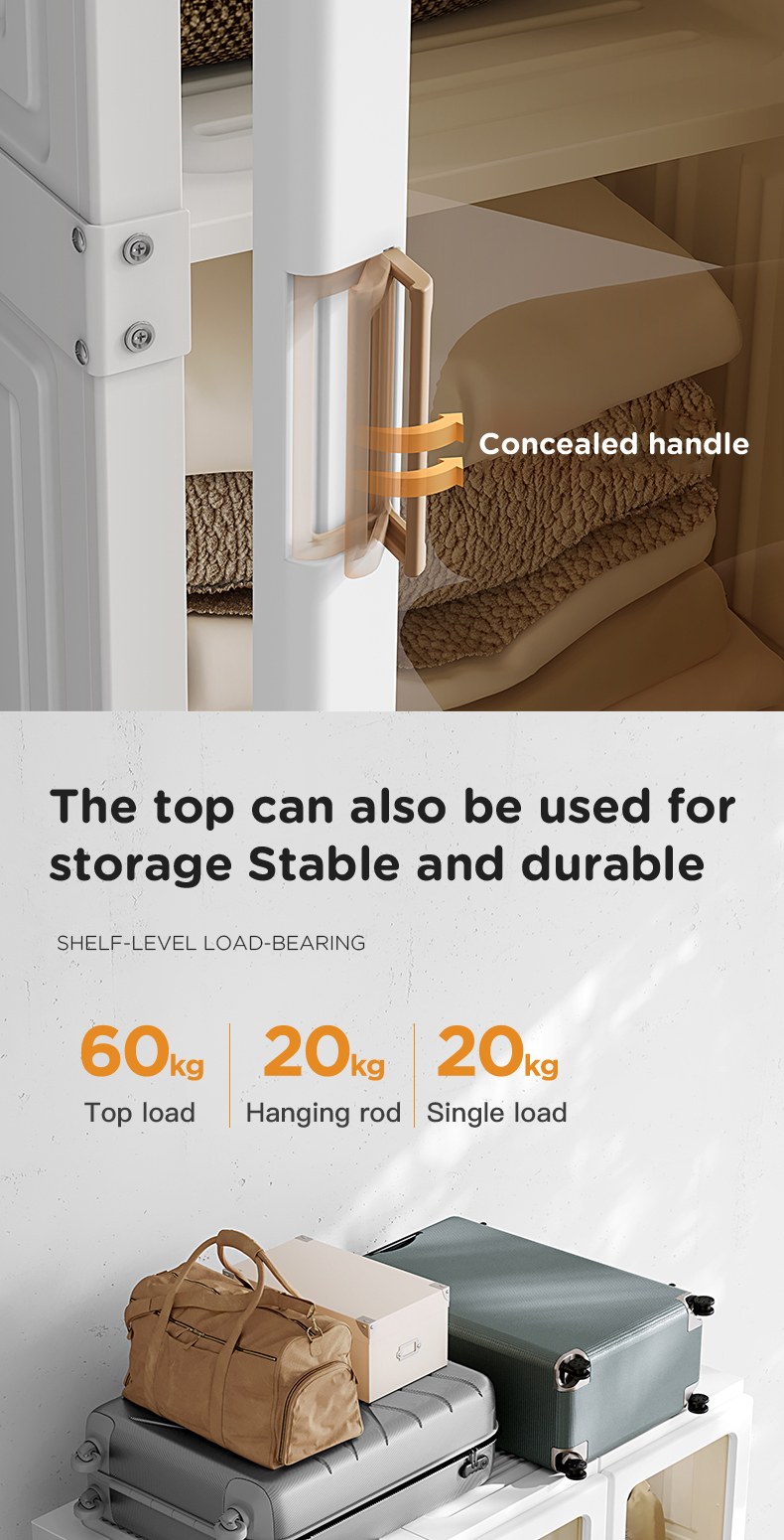 ANTBOX Wardrobe 6-15 Cubes Portable Foldable Free Installation ...