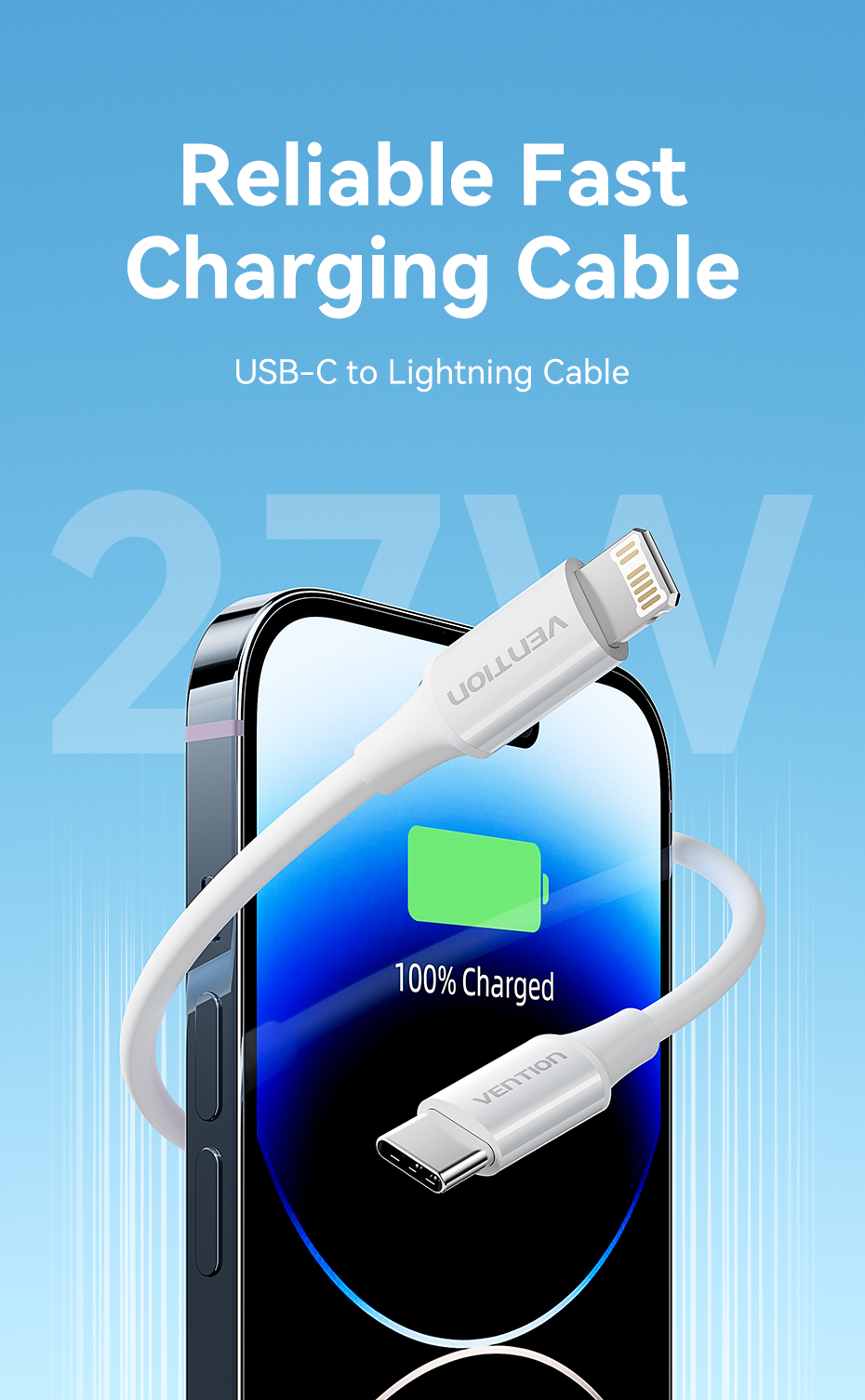 Vention USB C Male to Lightning Male USB C To USB C USB A to Lightning ...