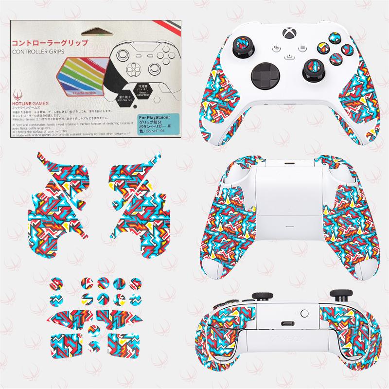 HOTLINE GAMES Colorful Controller Grip Tape For Microsoft Xbox Series X ...