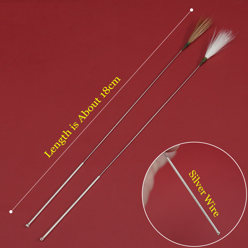 Ear Picking Tools with Goose Feather Chicken Feather Crane Feather ...