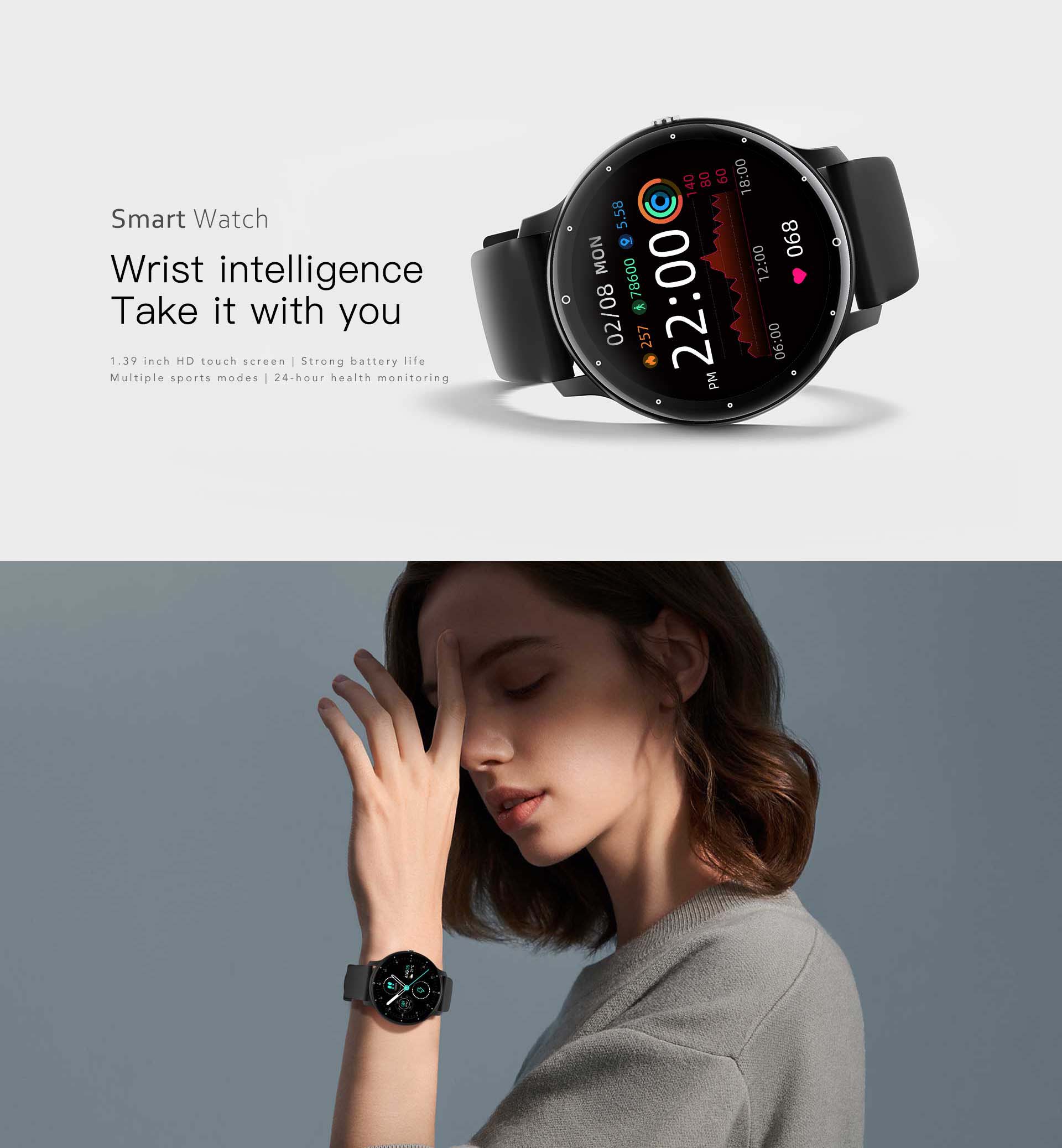 FILIEKEU smart watch for men bluetooth call waterproof sport fitness ...