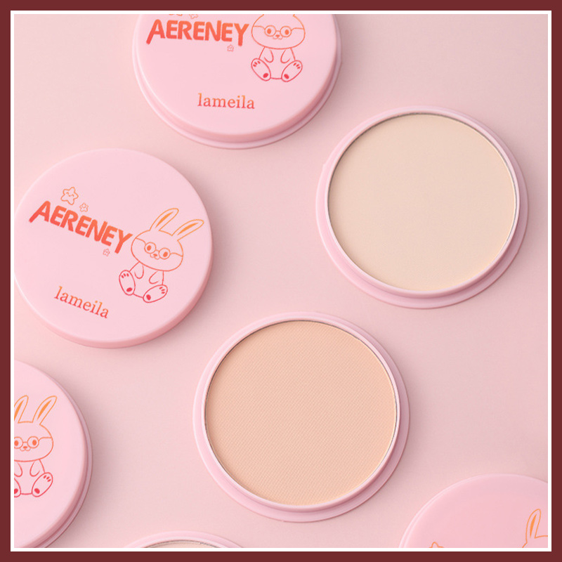 LAMEILA Pressed Powder Whitening Pressed Powder Waterproof Oil Durable ...