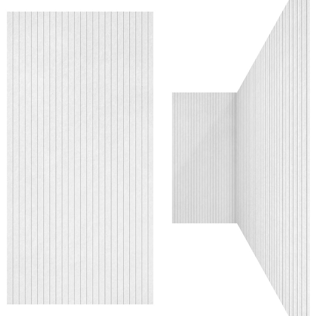 1pc (Self-Adhesive) Stripe Grill Acoustic Foam Panel Soundproof Felt ...