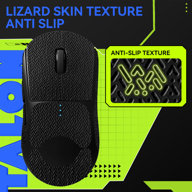 TALONGAMES Mouse Grip Tape Lizard Skin Texture For Logitech Gpro ...