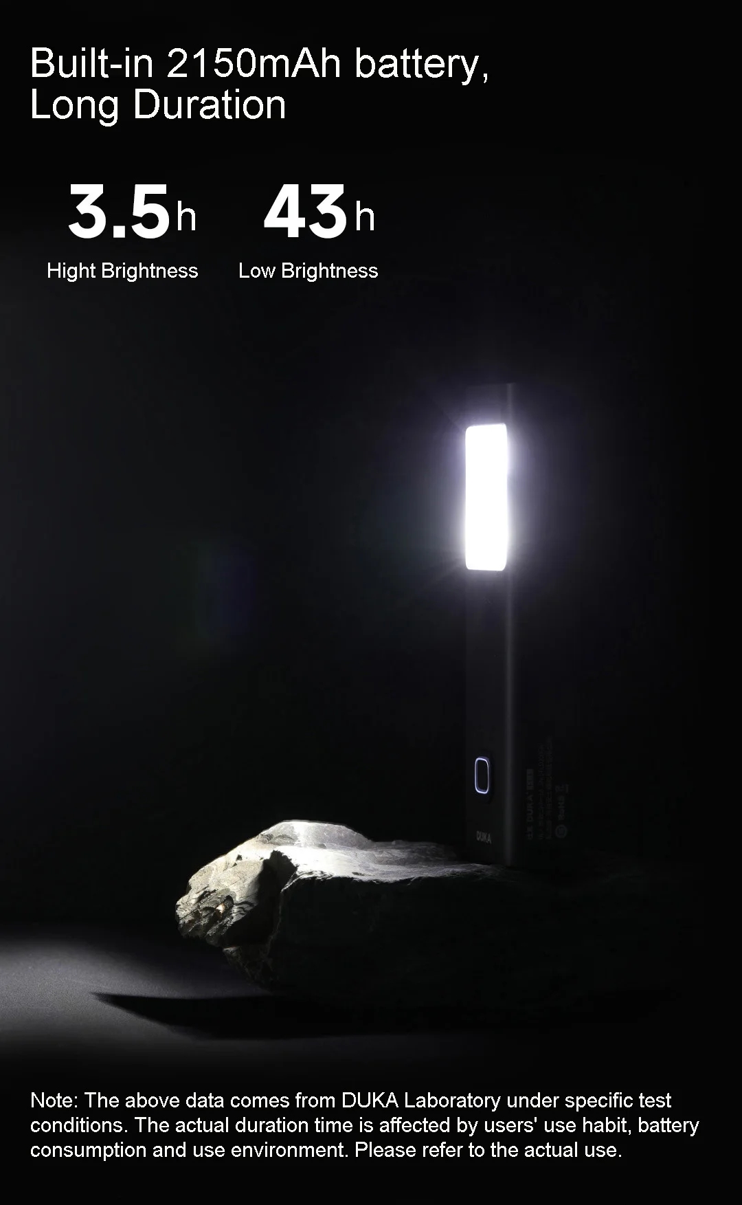 XIAOMI Duka FL1 multifunctional flashlight for outdoor camping, cycling, portable lighting ...