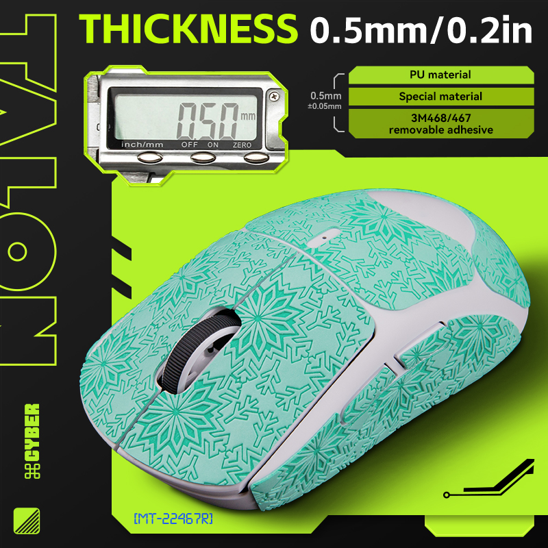 TALONGAMES Mouse Grip Tape Snow Pattern For Logitech G PRO X Superlight ...