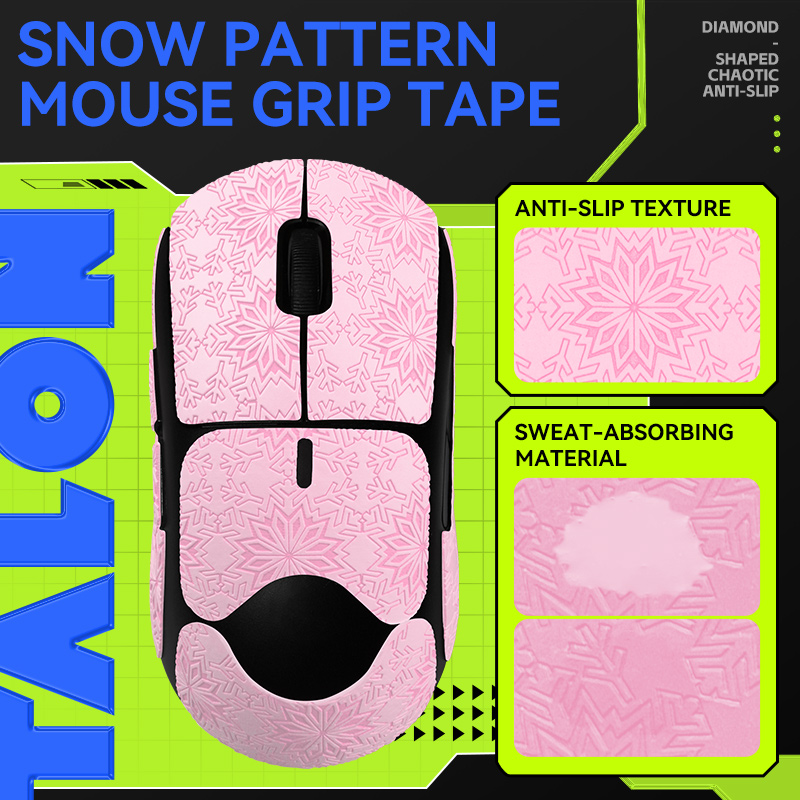 TALONGAMES Mouse Grip Tape Snow Pattern For Logitech Gpro Wireless ...