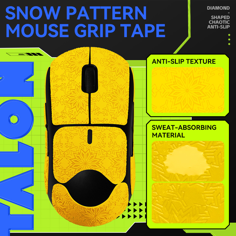 TALONGAMES Mouse Grip Tape Snow pattern For Logitech Gpro Wireless ...