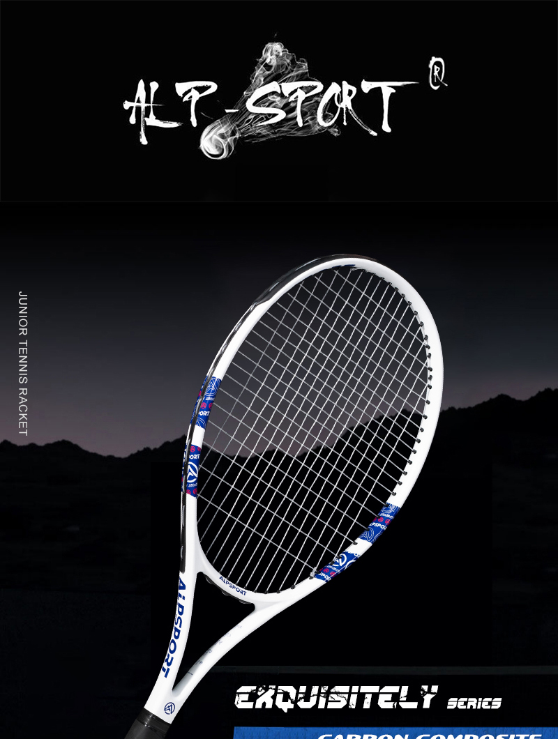 ALPSPORT QC Carbon Fiber Beginner Professional Tennis Racket With ...
