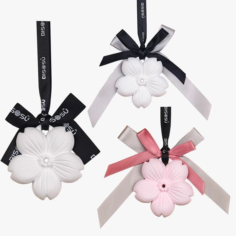 Sakura Hanging Aroma Stone Plaster Car Aromatherapy Scented Stone DIY ...