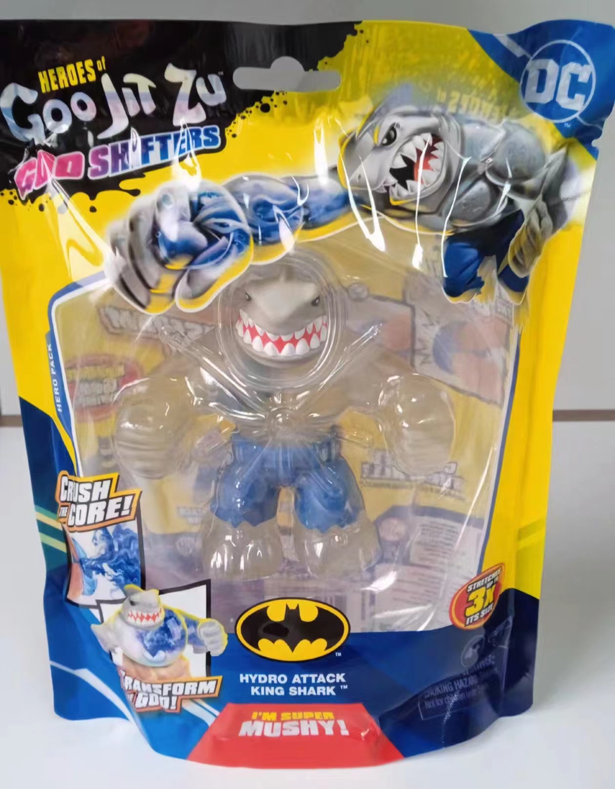 Heroes of Goo Jit Zu Goo Shifters DC Super Villain Stretchy Action Figure Hydro Attack King ...