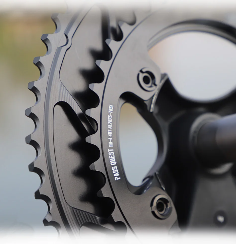 PASS QUEST Chainring Ultegra R8000 Shimano 105 R7000 2X 110 bcd Round ...