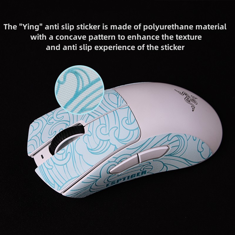 Esports Tiger Gaming Mouse Grip Tape Mouse Skin for Razer Viper V3 Pro ...