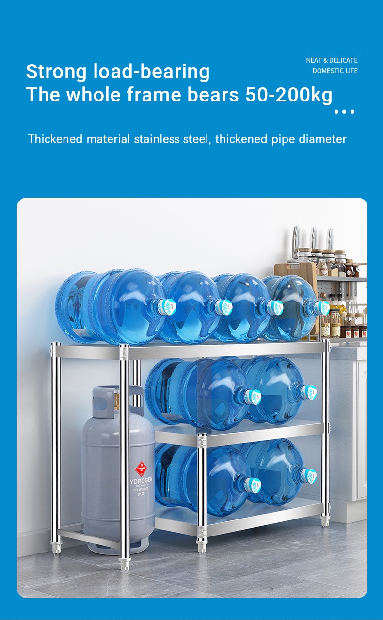 【COD】BBG Stainless Steel Kitchen Gas Rack Kitchen Stove Bench 2 Stove ...