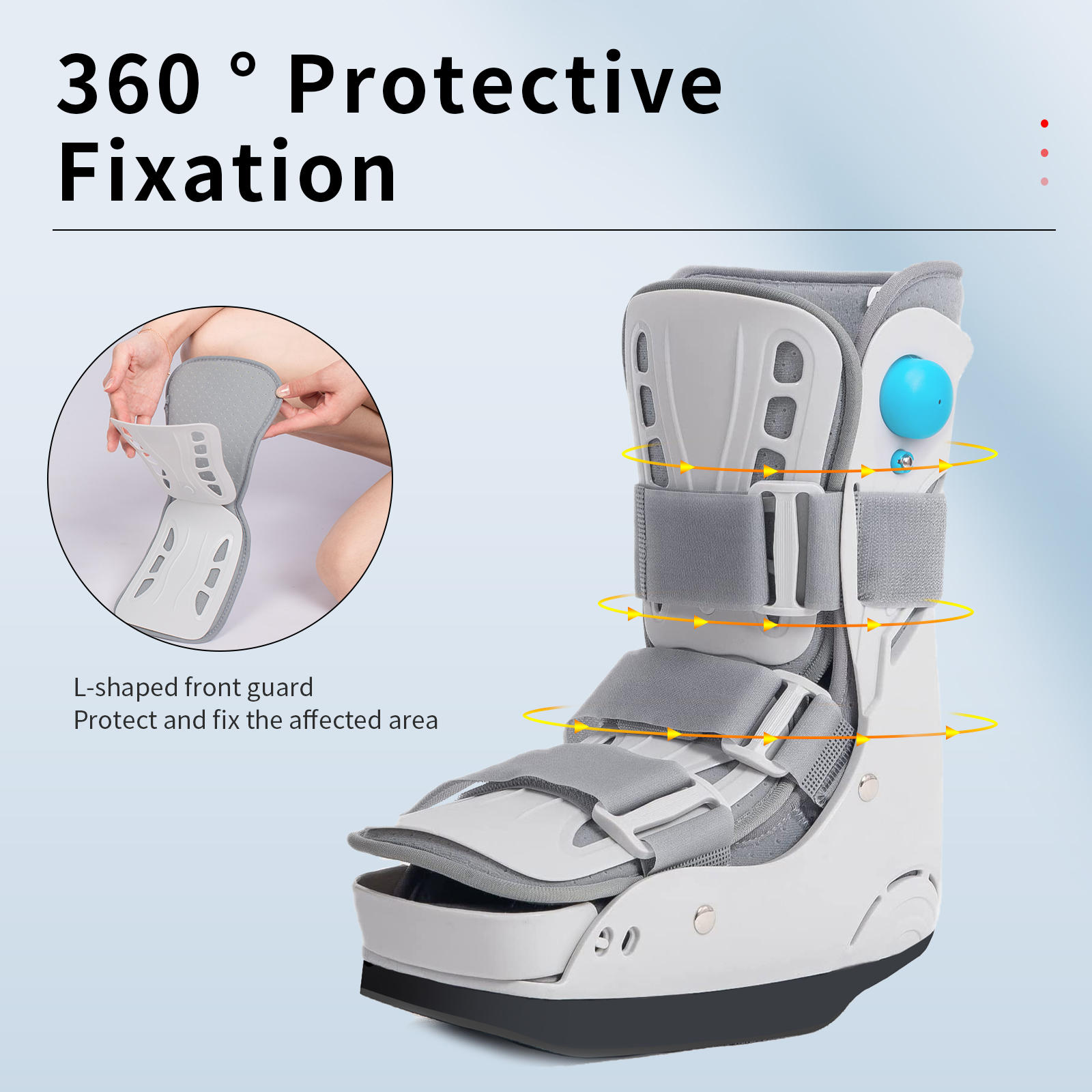 Aircast Boots Ankle Spin Fracture Walking Artifact Plaster Shoe Guard ...