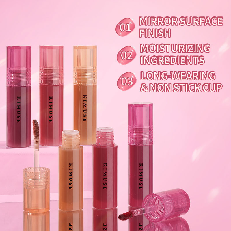 KIMUSE Liquid Lipstick Set Long lasting Waterproof Lip Tint Lipgloss ...