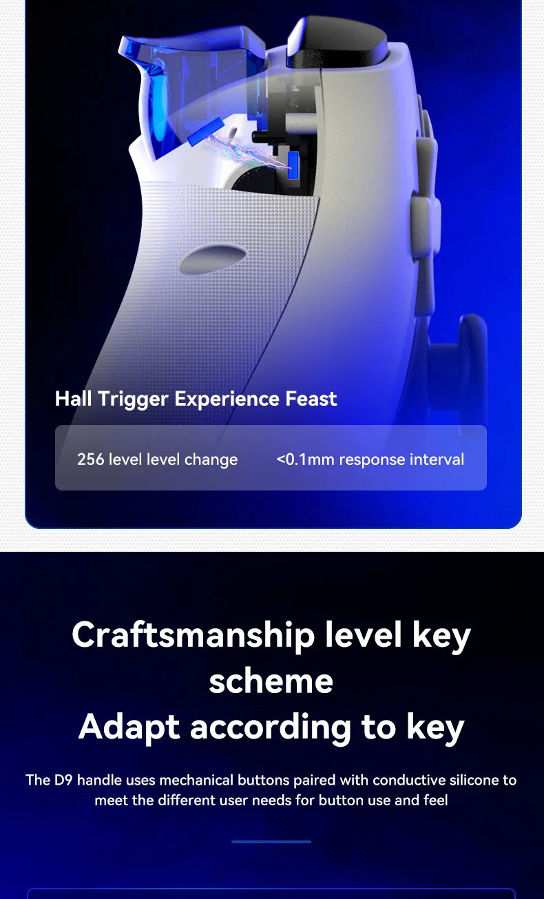 BSP D8pro/D9/D10/D10s/D11 Mobile Phone Stretching Game Controller ...