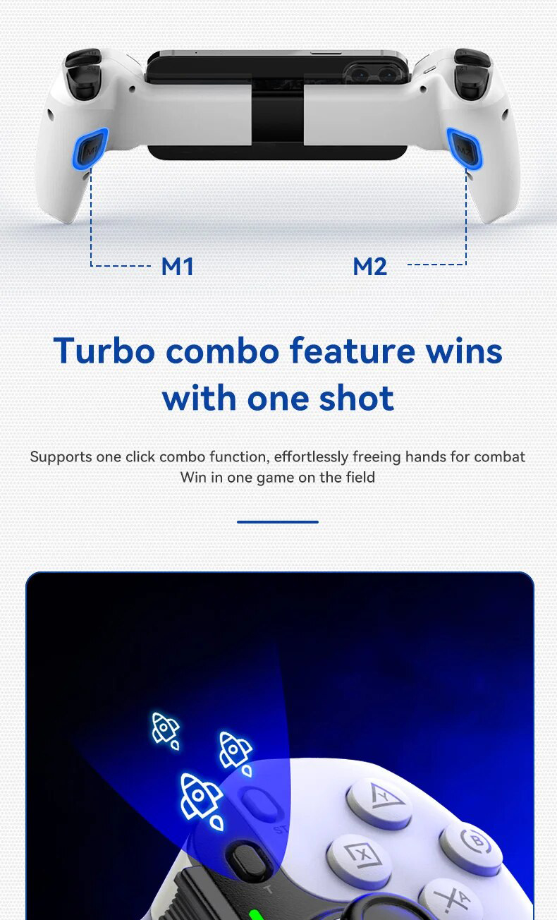 BSP D8pro/D9/D10/D10s/D11 Mobile Phone Stretching Game Controller ...