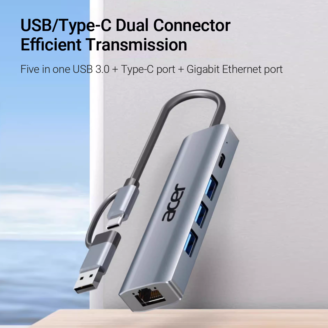 Acer Multi Functional Docking Station, Type-C Gigabit Ethernet Cable ...