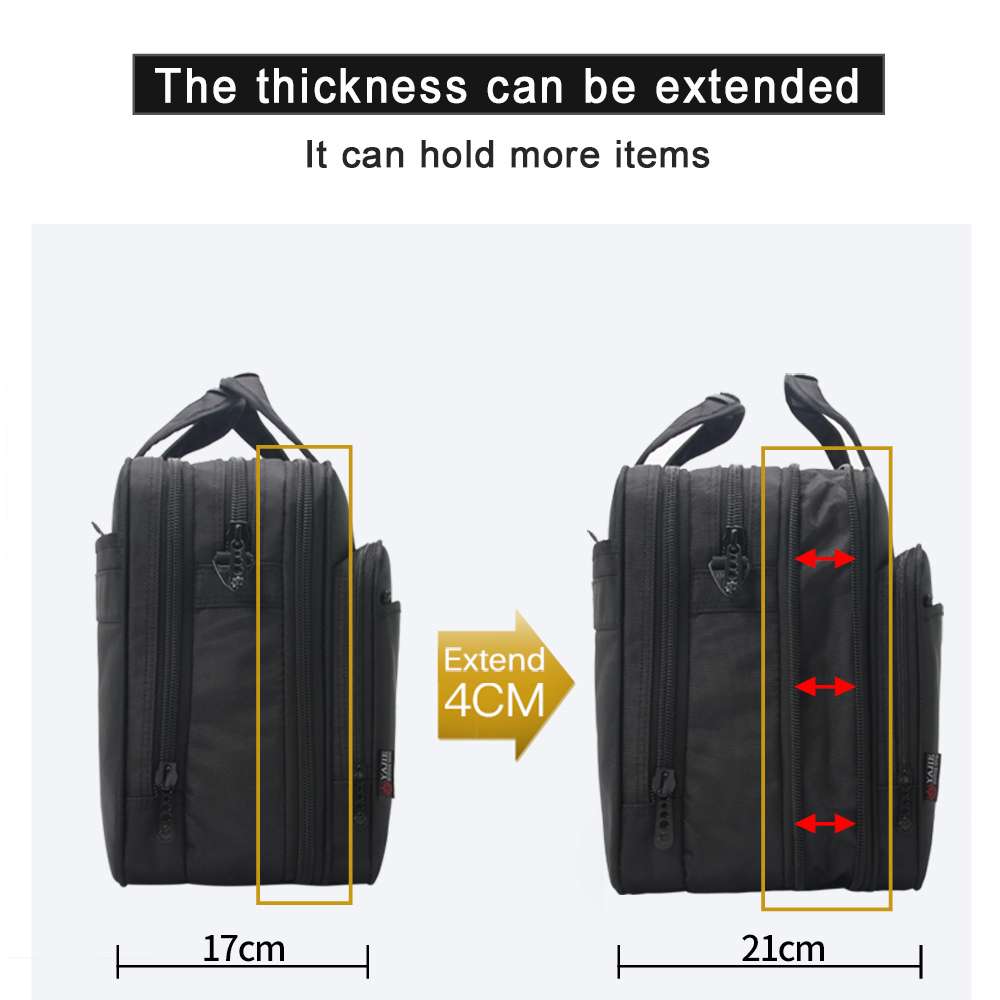 Large Capacity Briefcase Bag Men Business Bag 15.6 Inch 17 Inch 19 Inch ...