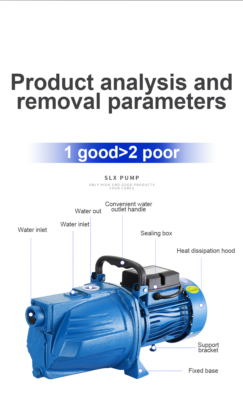 2HP Water pump Jet pump Booster Water pump 1500W good quick pump water ...