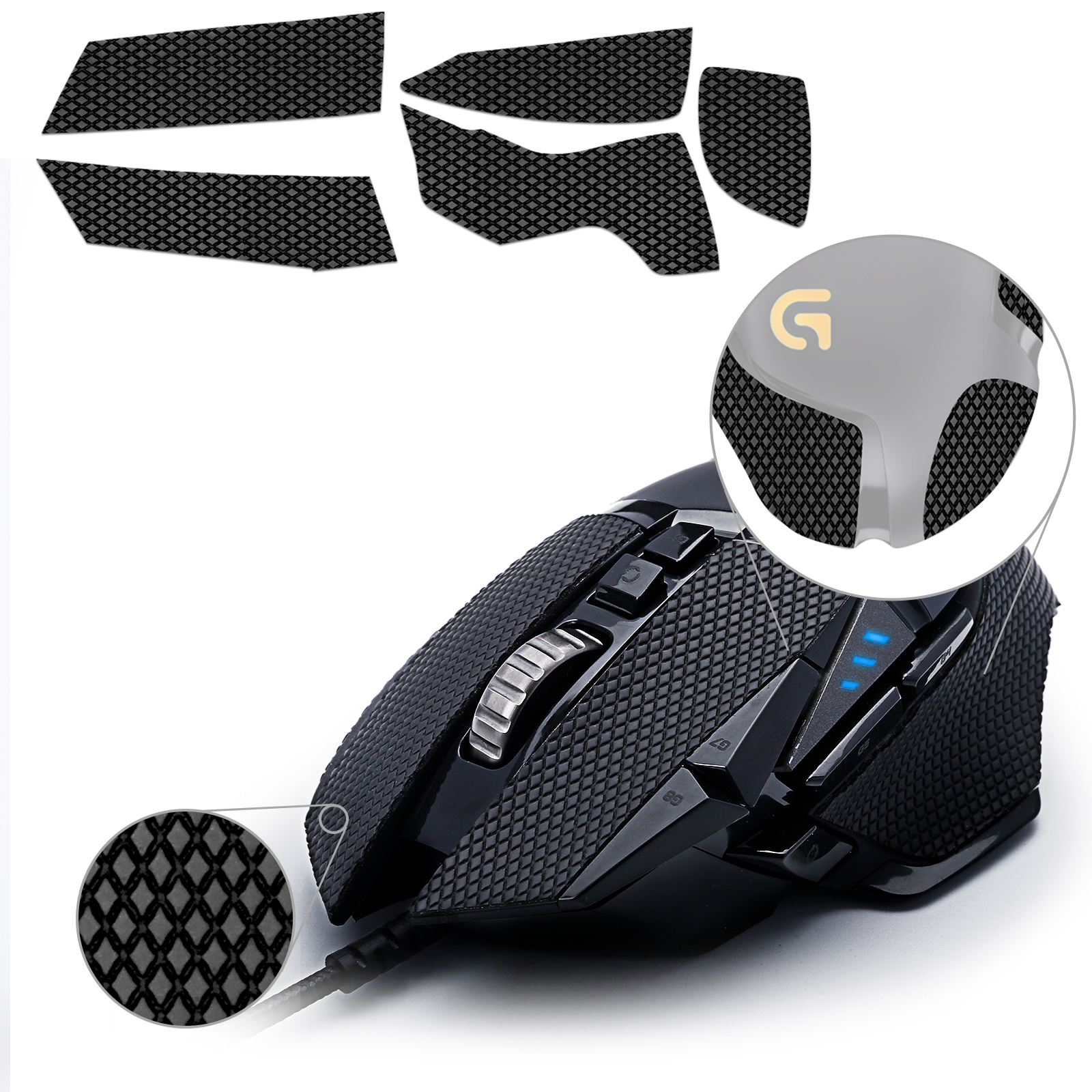 TALONGAMES Mouse Anti Slip Grip Tape for Logitech G502/G502 Wireless ...