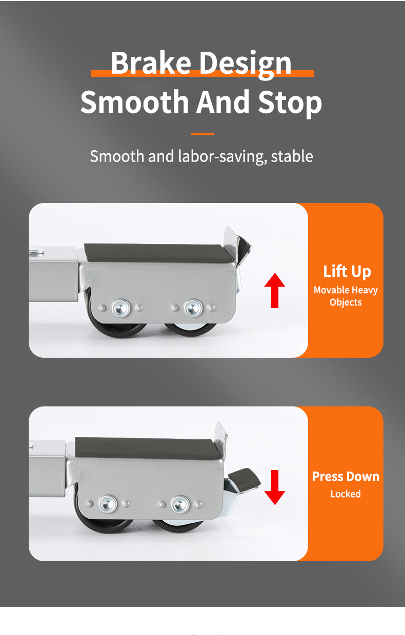 UUOY 2PCS Set Refrigerator Stand with Wheel Adjustable Washing Machine ...