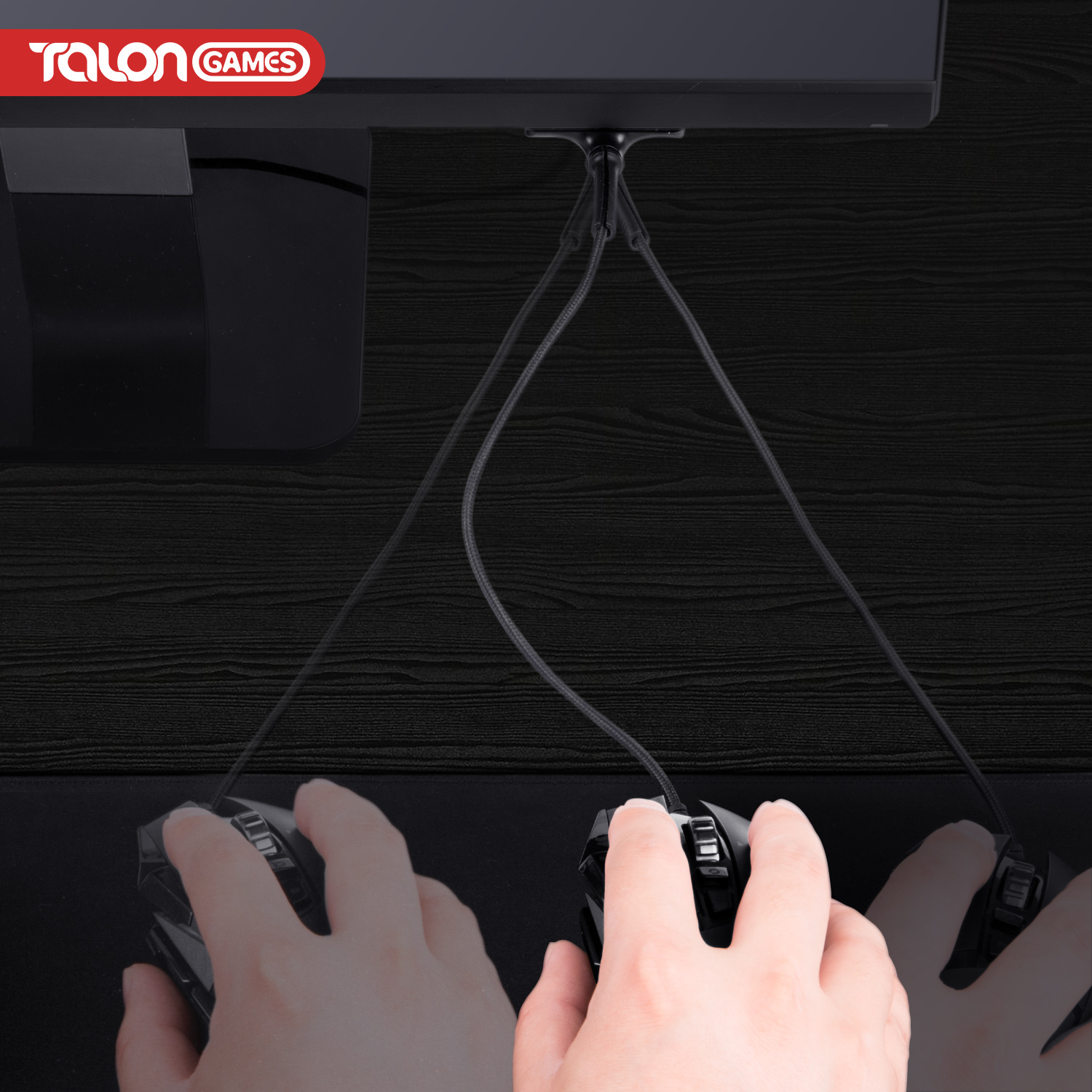 TALONGAMES Mini Mouse Bungee PC Gaming Mouse Cable Cord Management ...