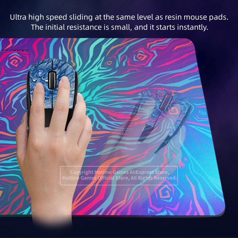 Hotline Games Mousepad Streamer Rainbow Phantom Coating Coating Game ...