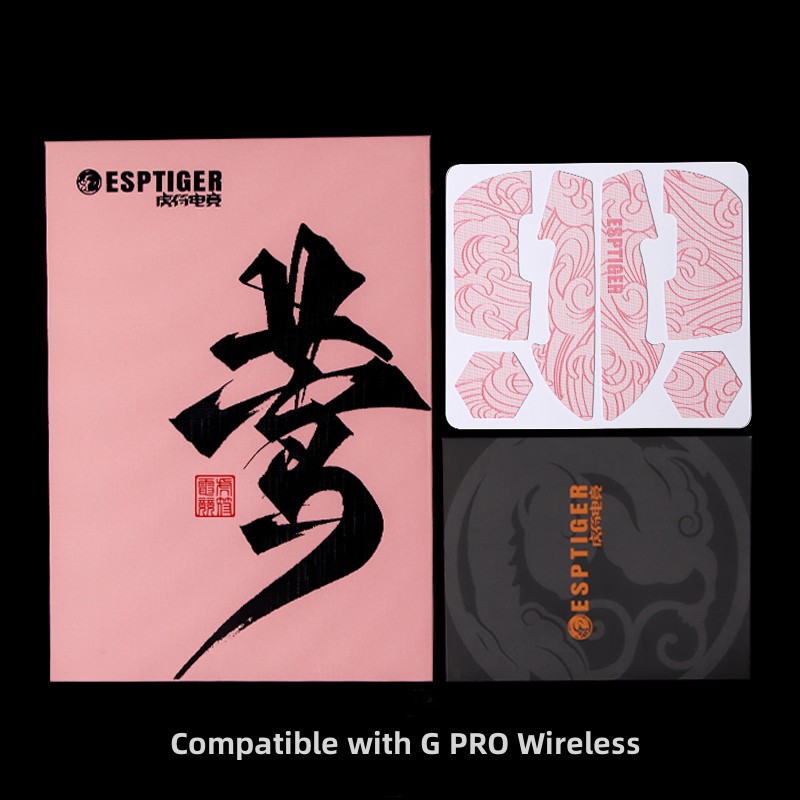 Esports Tiger Gaming Mouse Grip Tape Mouse Skin Side Stickers Sweat ...