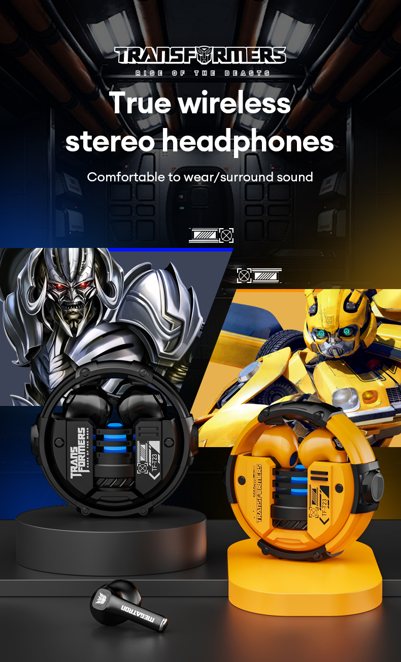 Transformers TF-T23 Bluetooth Earphone HIFI Sound Quality Large ...