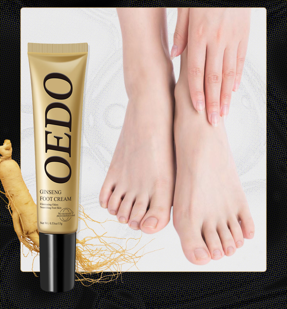 OEDO Ginseng Nail Antifungal Treatments Cream Removal Nail Fungus Toe ...