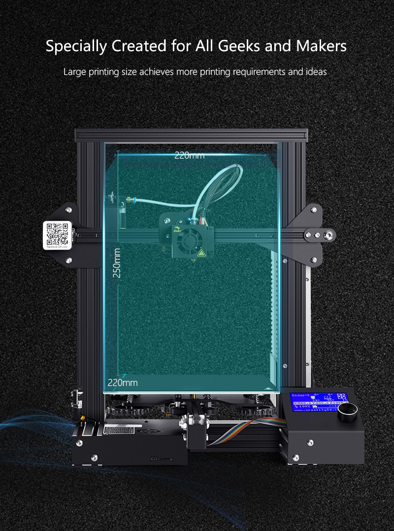Ender 3 Pro 3D Printer Fully Open Source with Resume Printing All Metal ...