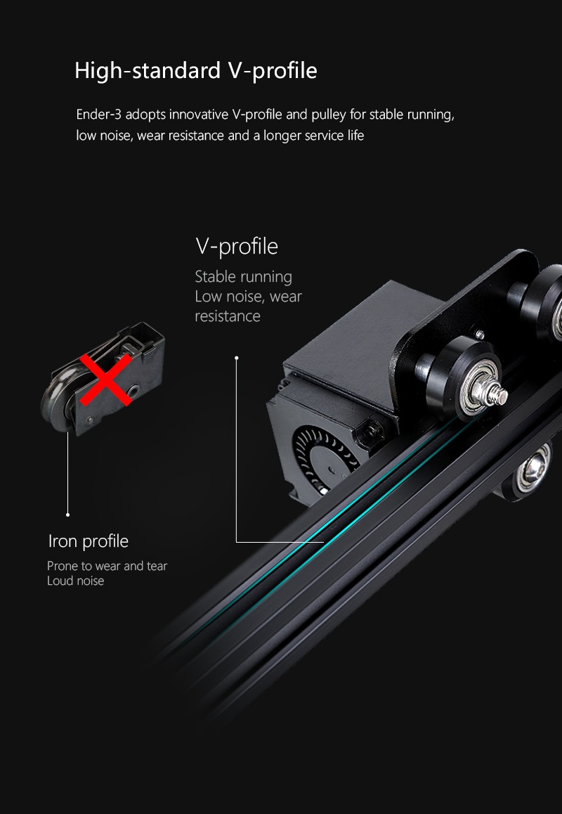 Ender 3 Pro 3D Printer Fully Open Source with Resume Printing All Metal ...