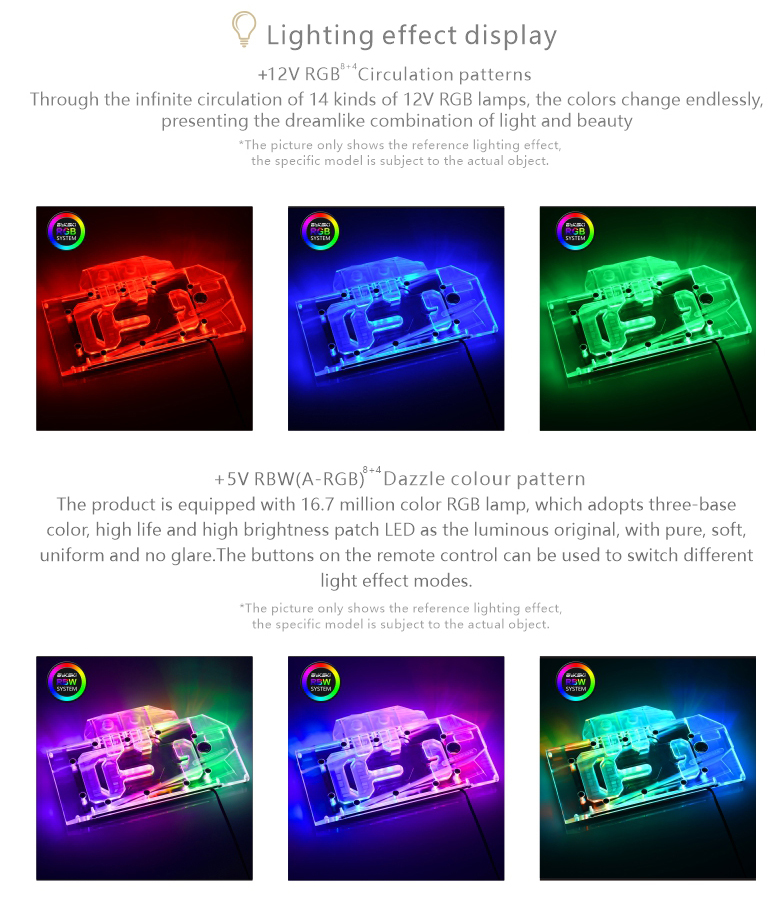 Bykski GPU Water Block for ASUS TUF RX6700XT-O12G-GAMING / ROG Strix ...