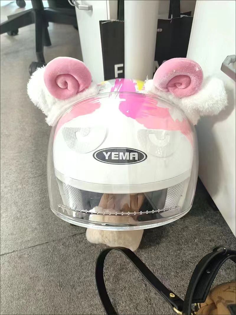 Helmet Decoration Sheep Horn Ears Motorcycle Helmet Modification Skiing ...