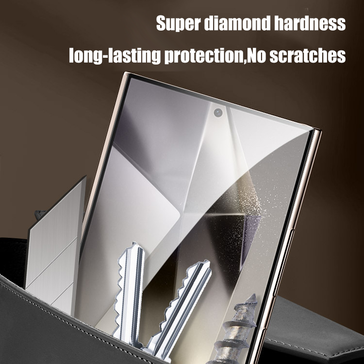 Full Glue Tempered Glass For Samsung Galaxy S24 S25 Ultra Plus Auto ...