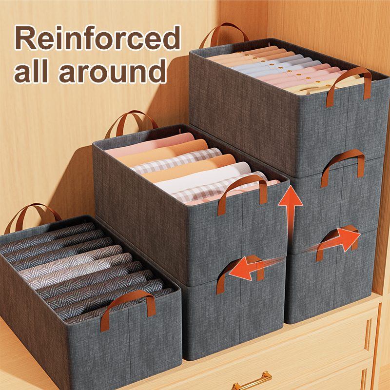 Eone Home Foldable Organizer Storage Box Clothes Socks Cabinet Wardrobe ...