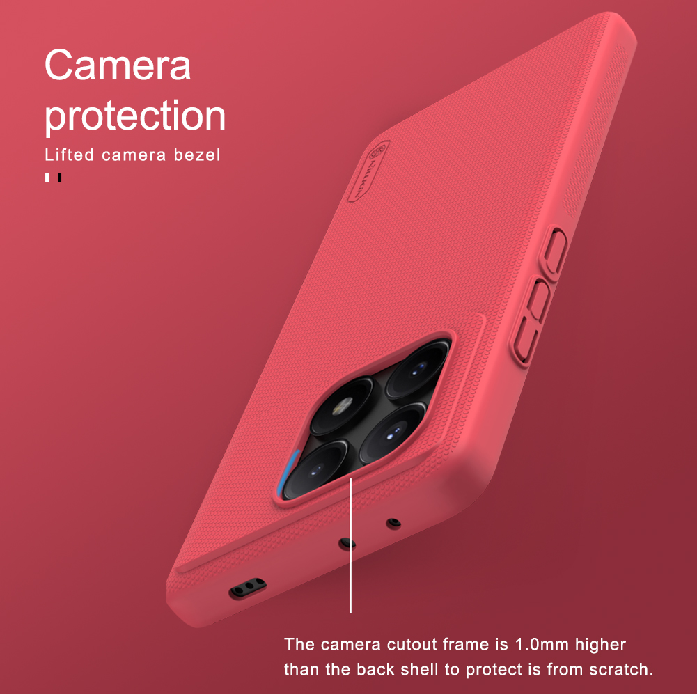 Poco X6 Pro Case Nillkin Frosted Shield Pro PC Hard Back Cover For ...