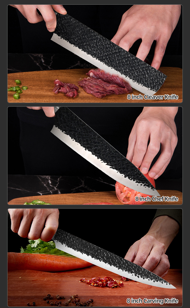 Eone Home Professional Japanese Knife Stainless Non-Stick Multifunction ...