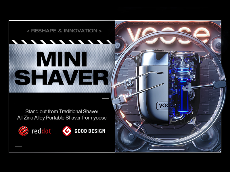 yoose Alloy Mini Shaver On-The-GO Electric Shavers for Men ...