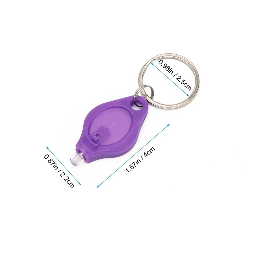 Alonefire F5 UV 365/395nm UV Keychain light For Money Ore ID Pet Stains ...