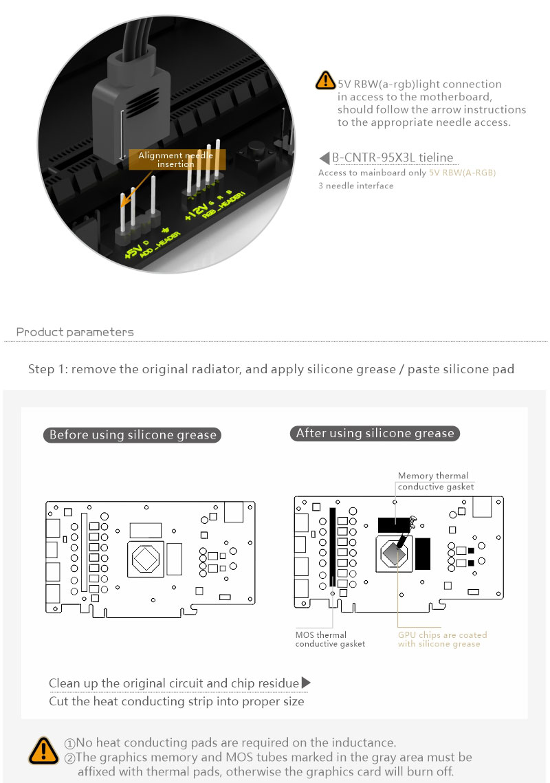 Bykski GPU Block for Powercolor Fighter AMD Radeon RX 6600 8GB Graphics ...