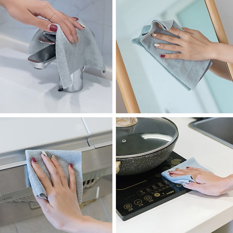 20pcs/box 20*20cm Cleaning cloth kitchen dish towel microfiber ...