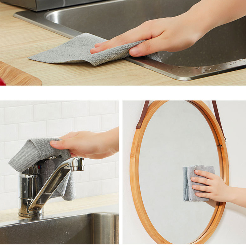 20pcs/box 20*20cm Cleaning cloth kitchen dish towel microfiber ...