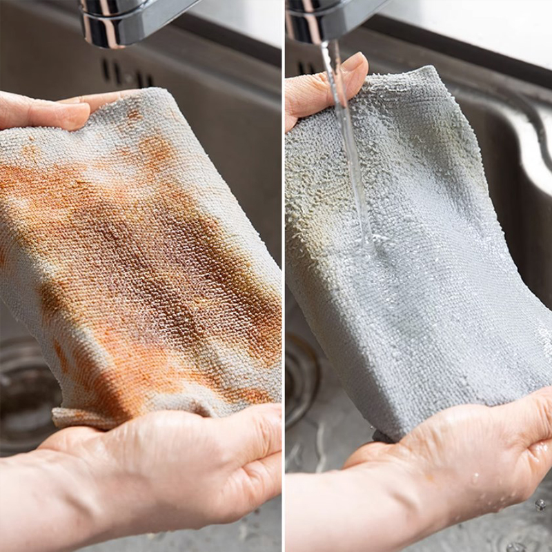 20pcs/box 20*20cm Cleaning cloth kitchen dish towel microfiber ...