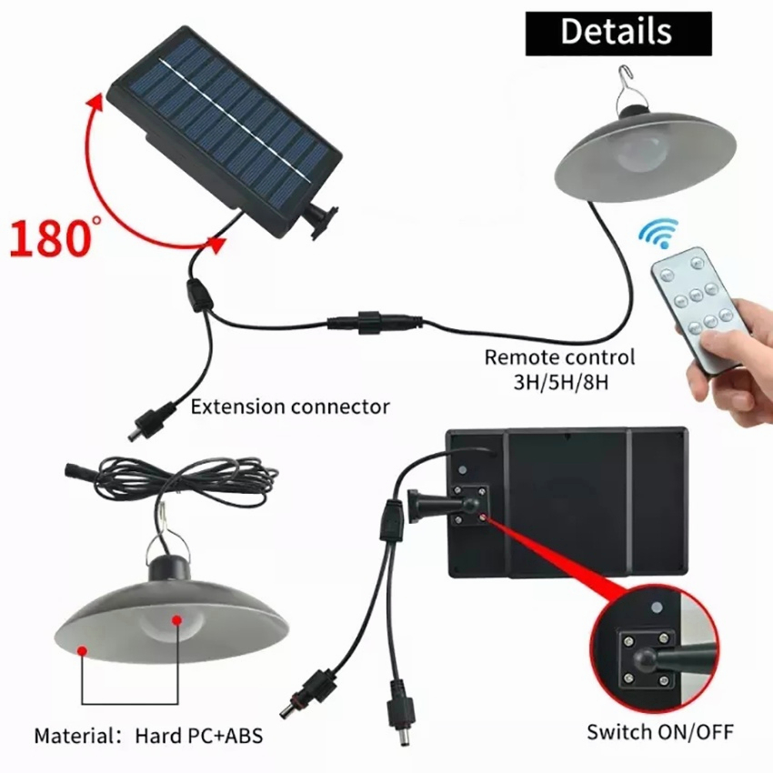 Solar Industrial Mining Light Bright Solar high bay light aluminum 800W ...