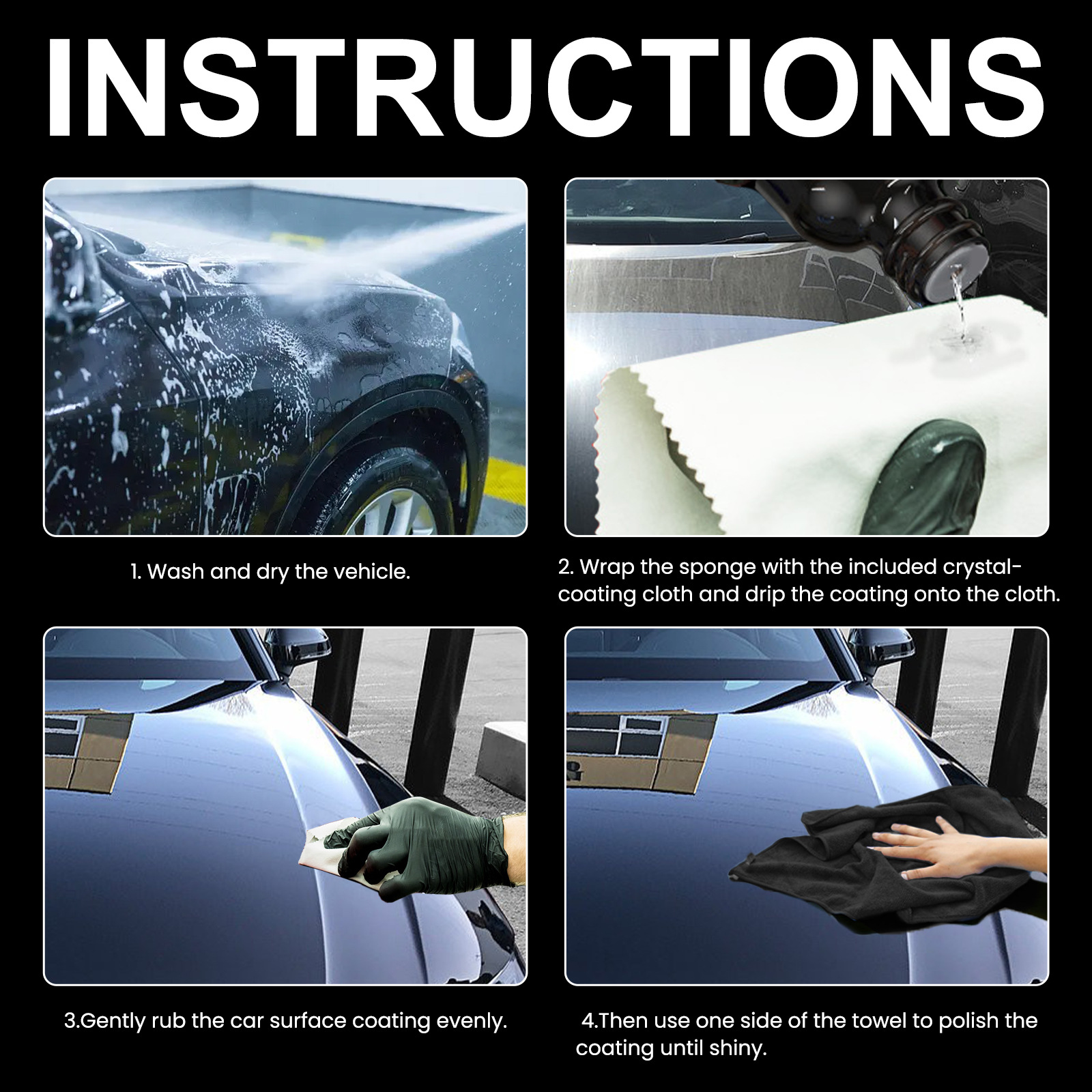 Rayhong Automotive Graphene Ceramic Coating Superfluid Flow Plated ...