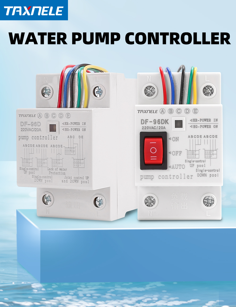 DF-96ED Automatic Water Level Controller Switch 10A 220V Water tank ...