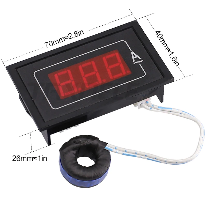 DL85 AC80-500V 100A 60A Dual Display Voltage Current Meter Detector ...